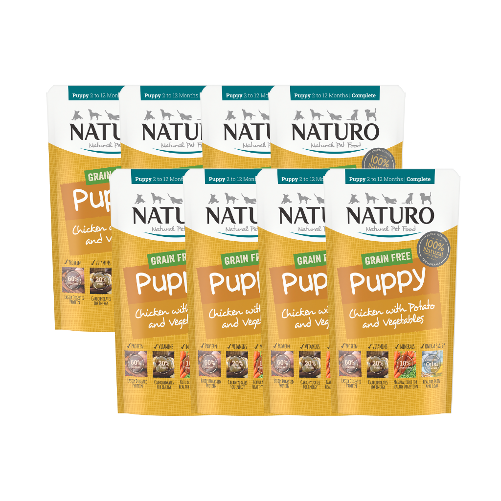 Pack Cachorro - 8 Pouch – Naturo Pet Foods Perú