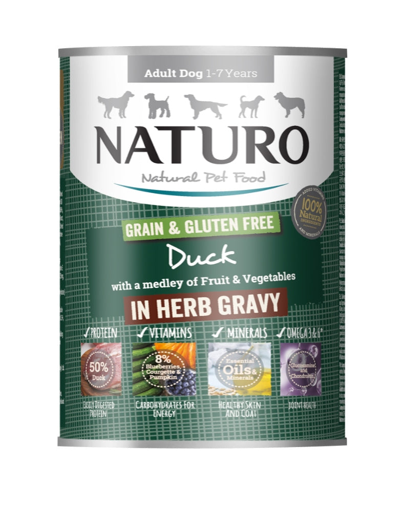 Naturo Adulto Pato con Frutas y Verduras - Grain & Gluten Free – Naturo ...